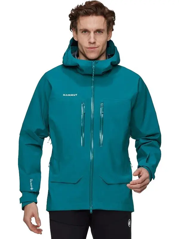 MAMMUT Crater Pro Hs Hooded Jacket - Deep Teal