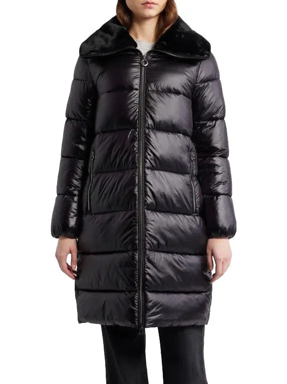 Bcbgmaxazria Nylon Puffer Coat - Black