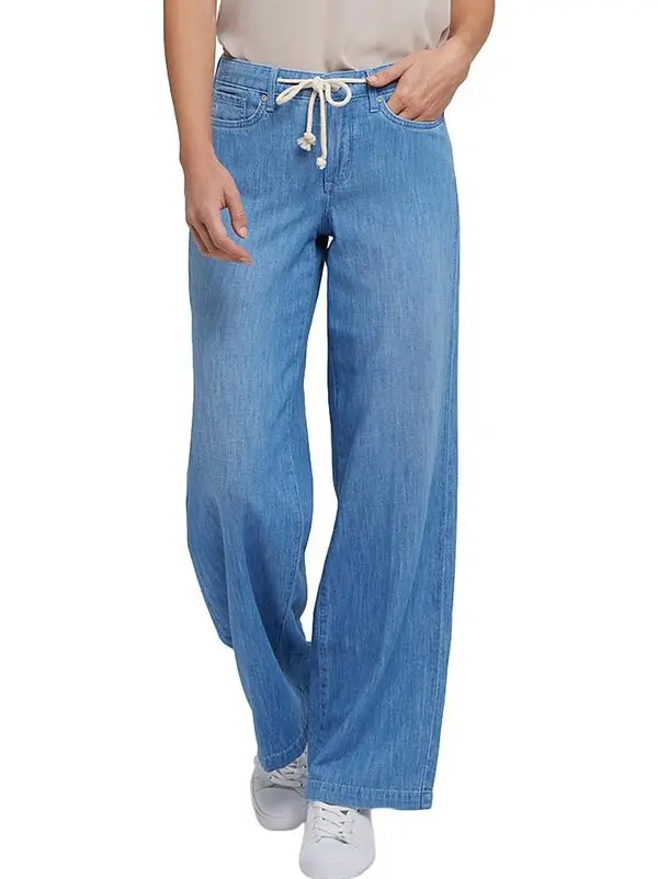NYDJ Teresa High-rise Wide-leg Jeans - Rivierasky