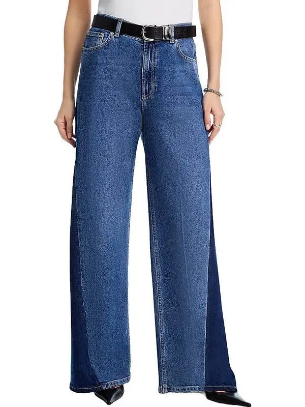 Rails Angeleno Godet High-rise Wide-leg Jeans - Indigo Grove
