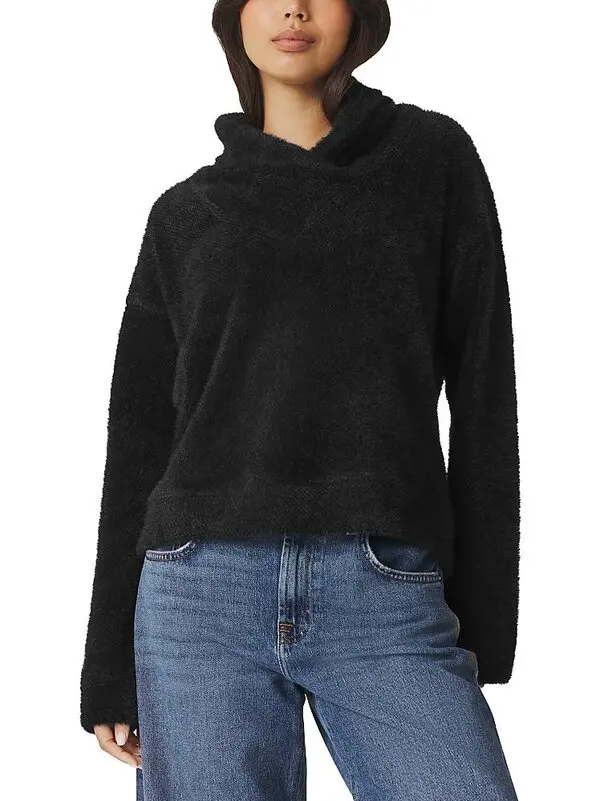 Splendid Rowan Fuzzy Pullover - Black