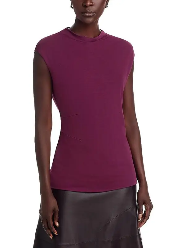 BOSS Elamma Sleeveless Top - Dark Purple