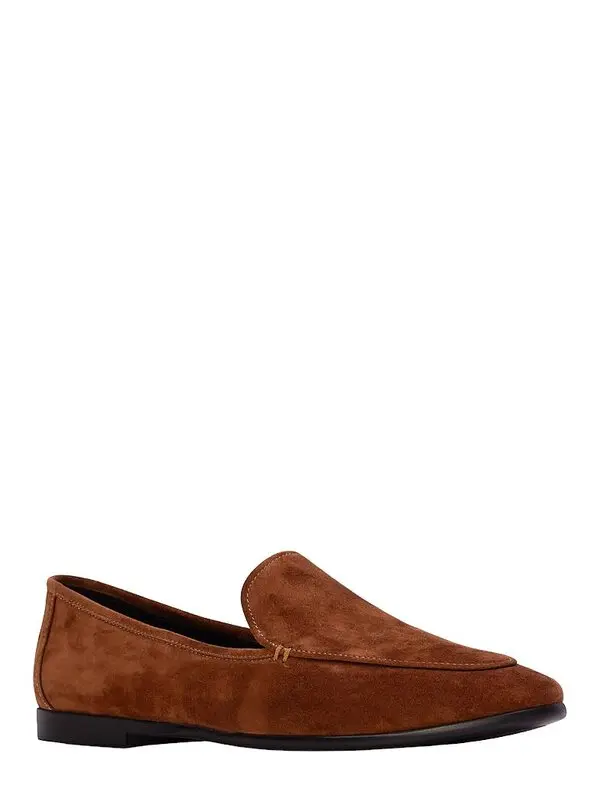 BLACK SUEDE STUDIO Allie Loafer Flats - Tobacco