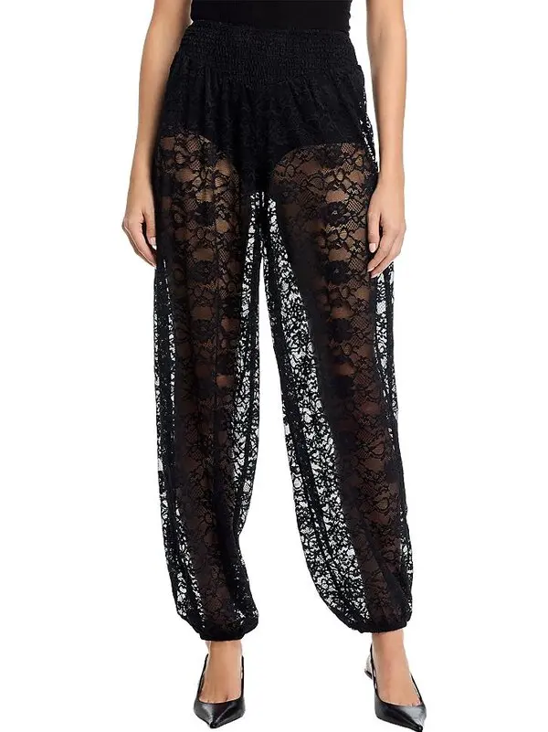 Steve Madden Alara Lace Pants - Black