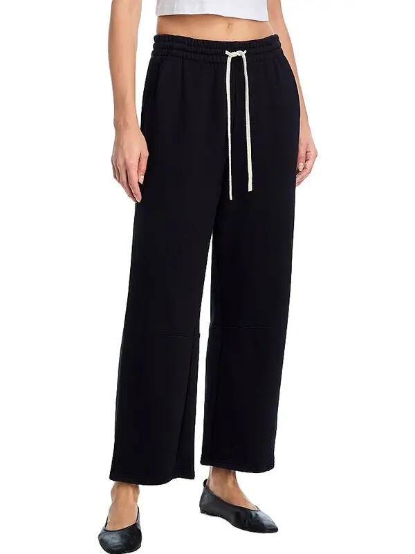 PERFECTWHITETEE Fallon Fleece Pants - True Black