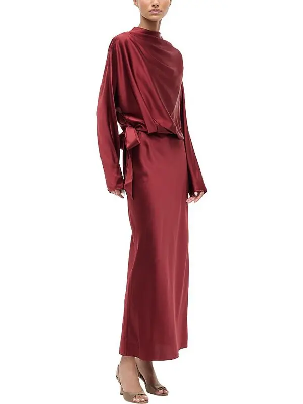 Staud Phoebe Maxi Dress - Sangria