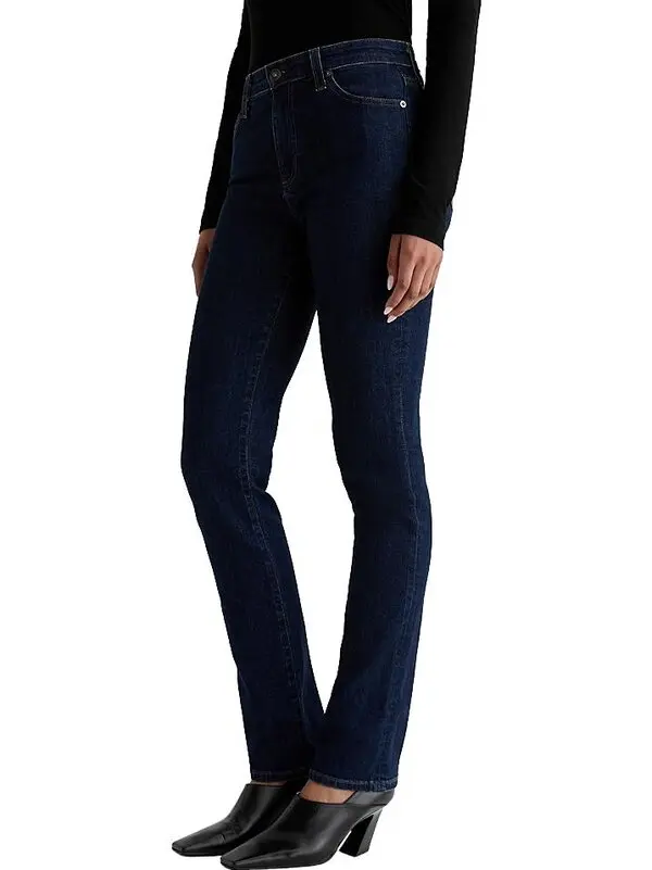 Ag Mari Extended Mid Rise Slim Straight Jeans - Modern Indigo