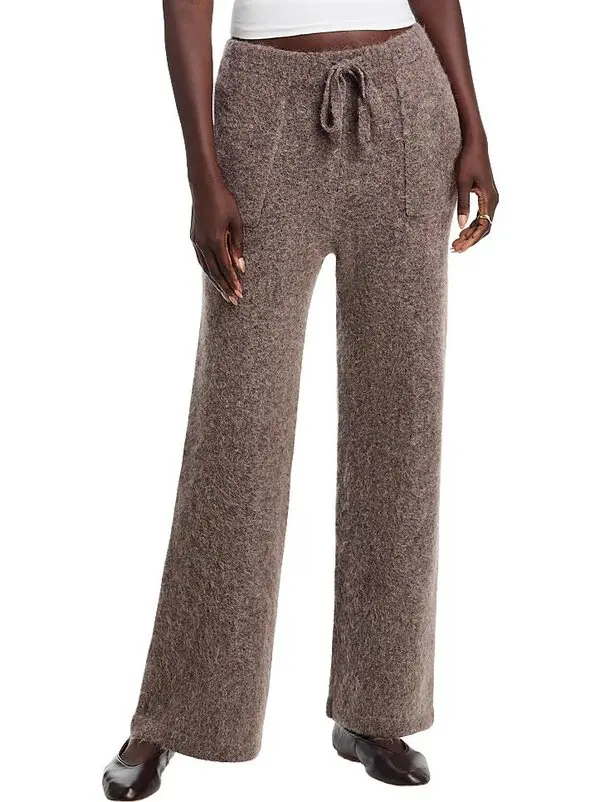 Majestic Filatures Knit Drawstring Pants - Bison