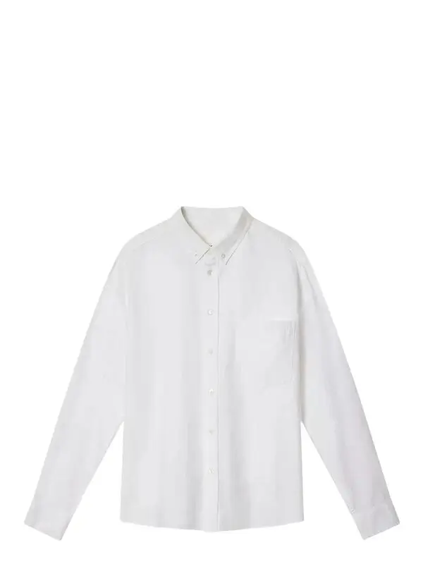MARANT Jasolo Buttoned Embroidered Shirt - White