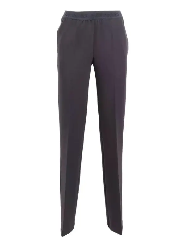 Ermanno Scervino Logo-waistband Trousers - Grey