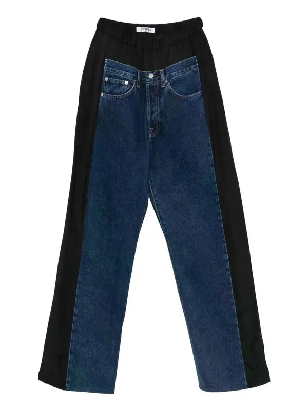 LUTZ HUELLE Low Denim Trousers - Blue