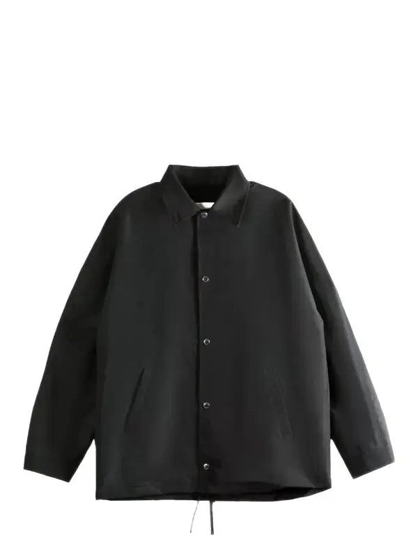 Givenchy Drawstring Hem Shirt Jacket - Black