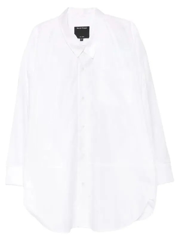 MERYLL ROGGE Buttoned Dress - White