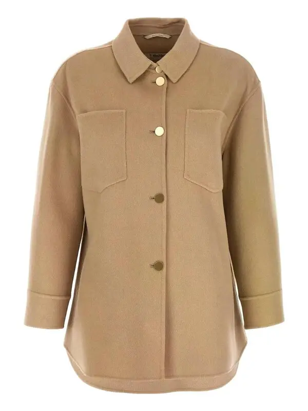Max Mara Eleonora Button Pockets Shirt - Neutrals