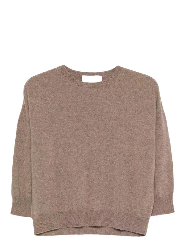 VANISÈ Crewneck Knitwear - Brown