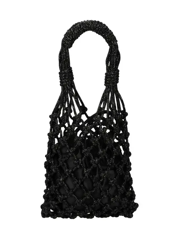 Pinko Knotted Shoulder Bag - Black