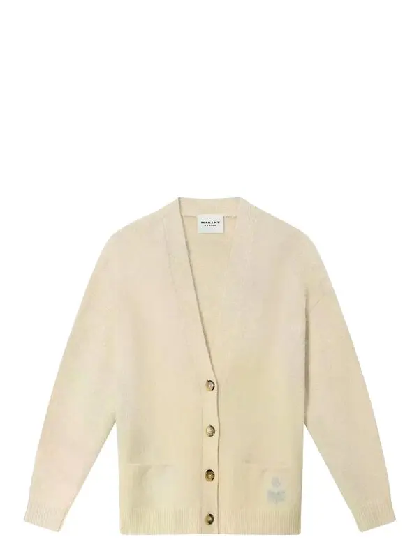 MARANT ETOILE Eborah Pocket Cardigan - Neutrals