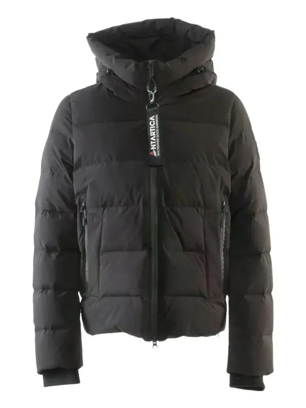 ANTARTICA Padded Hooded Jacket - Black