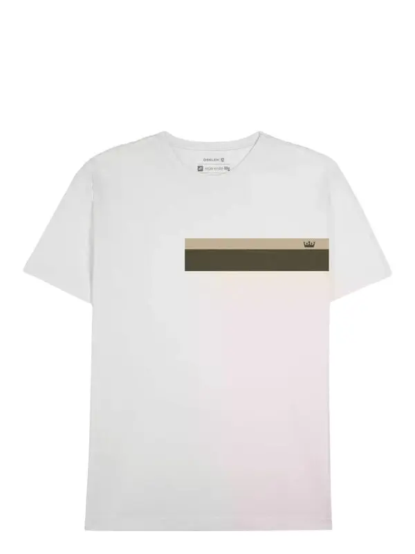 OSKLEN Stone Listrado T-shirt - White