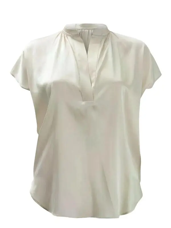 F.IT Short-sleeved Blouse - Neutrals