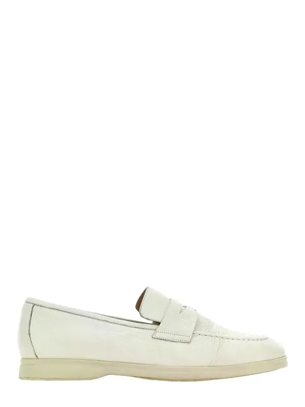 DUCA DEGLI ABRUZZI Leather Loafers - White
