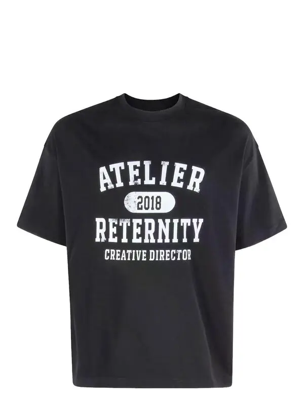 RETERNITY Graphic-print T-shirt - Black