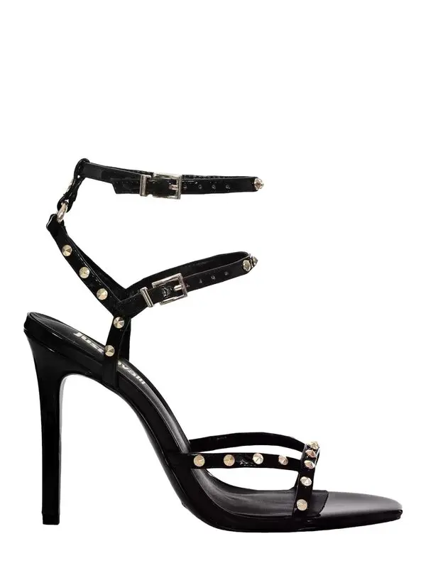 Just Cavalli Thalia Buckle-strap Studded Sandals - Black