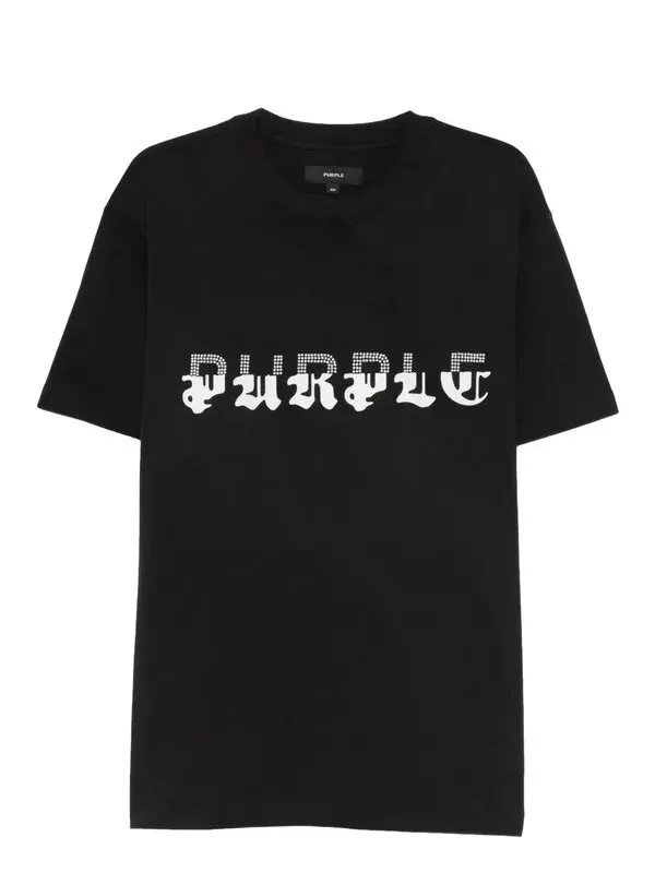 PURPLE BRAND Short-sleeve T-shirt - Black