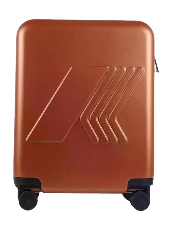 K-WAY Logo-embossed Hardshell Trolley - Orange