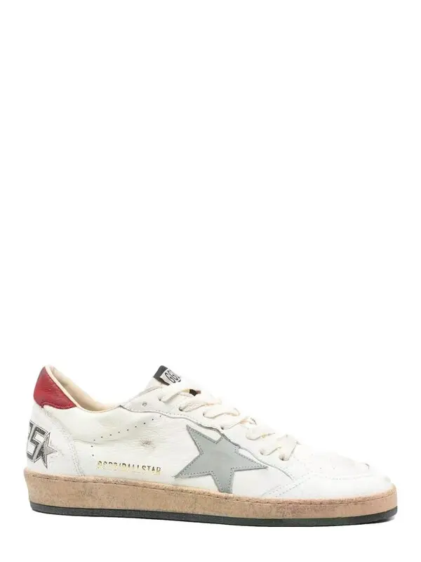 GOLDEN GOOSE Ball Star Lace-up Sneakers - White