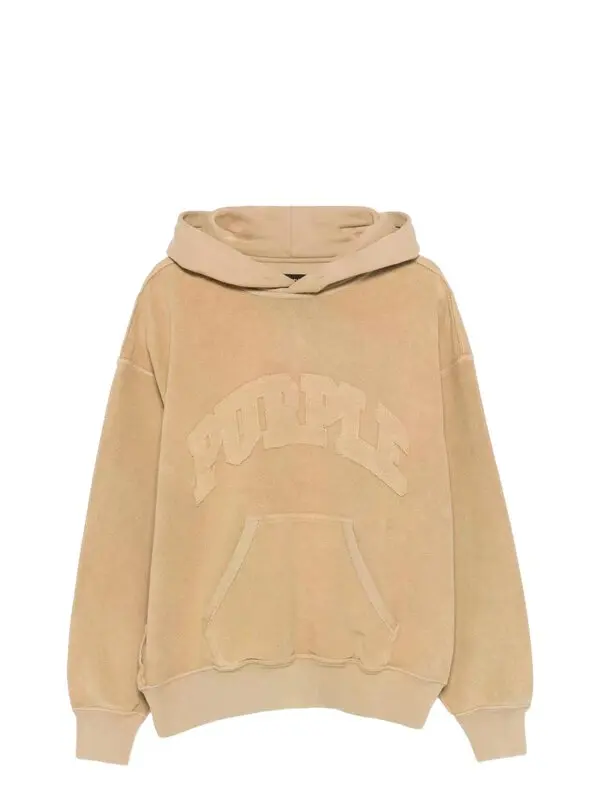 PURPLE BRAND Cotton Hoodie - Neutrals