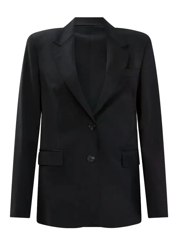 SEMPER Buttoned Blazer - Black