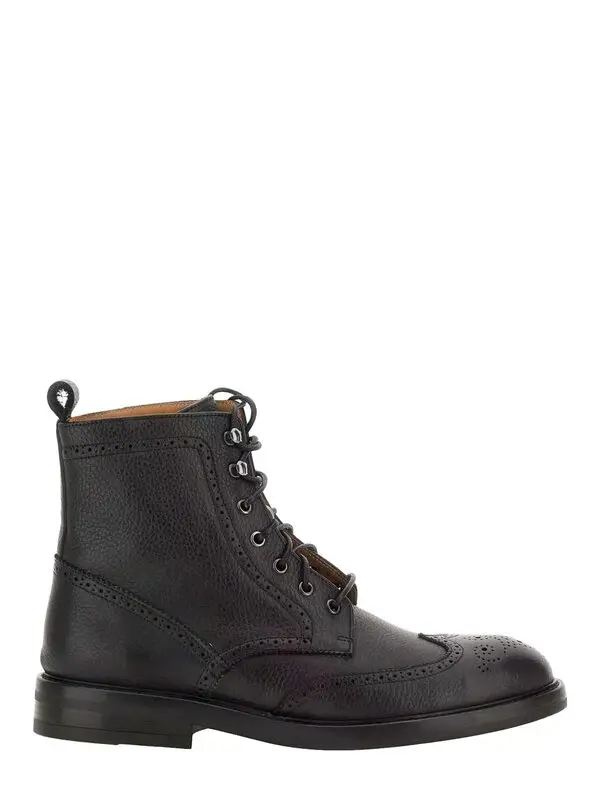 DUCA DEGLI ABRUZZI George Lace-up Boots - Black
