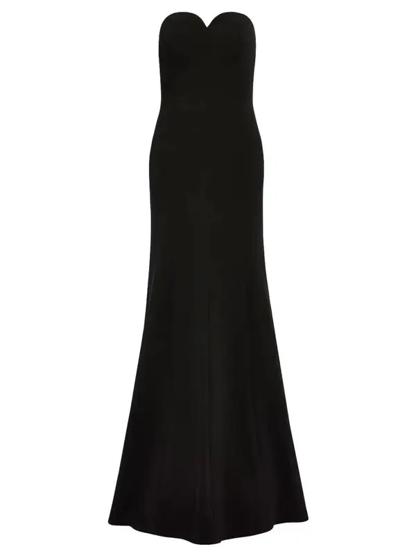 Jenny Packham Lust Strapless Maxi Dress - Black