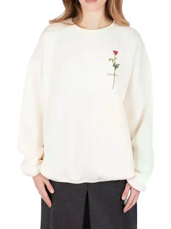 SOCIETE ANONYME Rose Graphic Sweatshirt - Neutrals