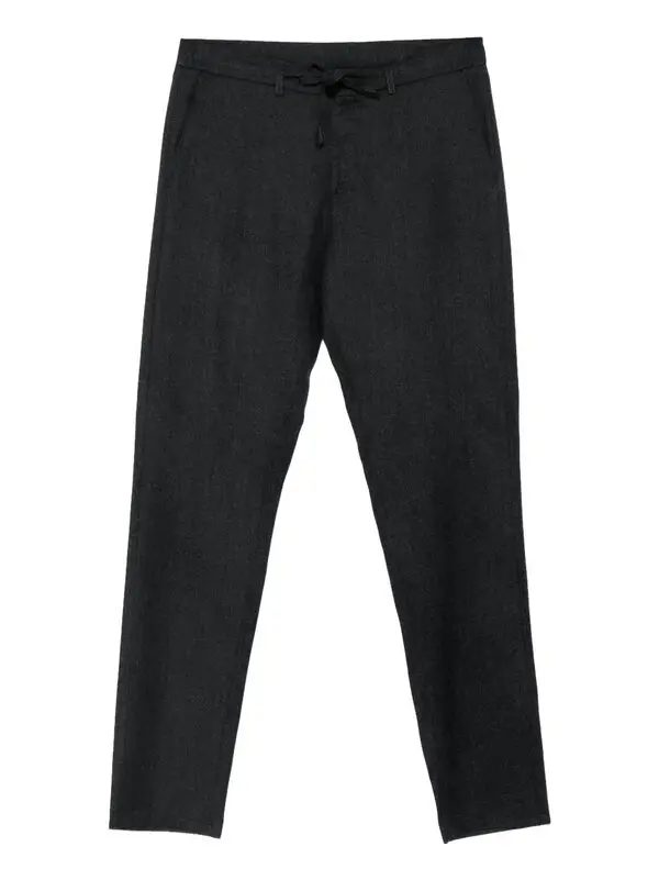 Canali Drawstring Trousers - Grey