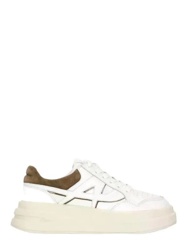 Ash Icone Cutout Leather Sneakers - White