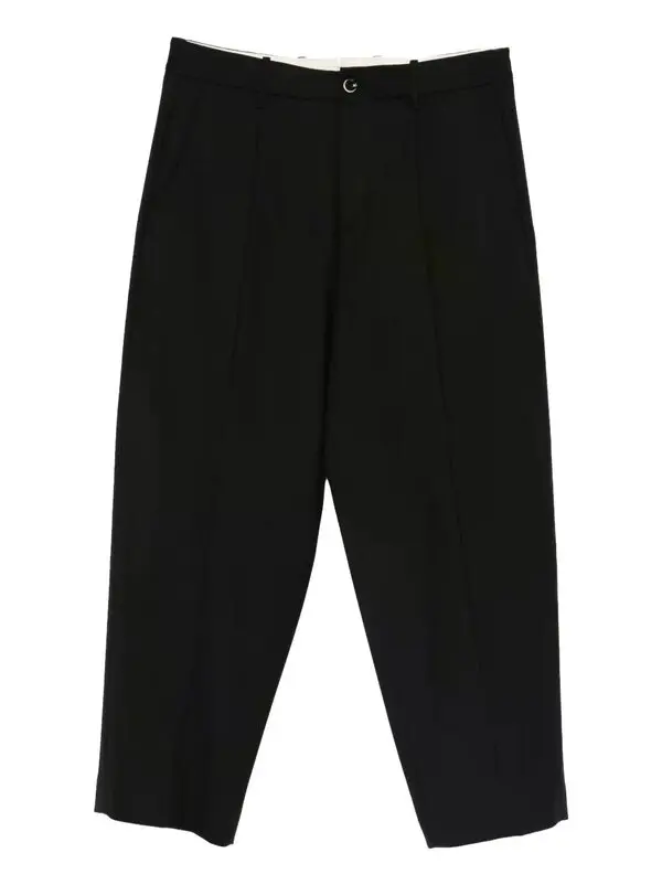 NINE:INTHE:MORNING Meteorite Seam-pocket Trousers - Black