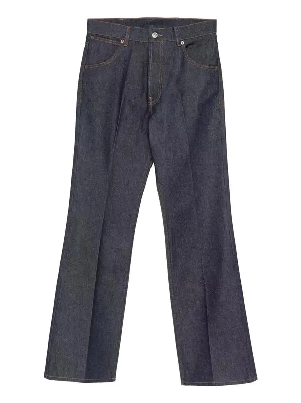 Husbands Topstitched Denim Jeans - Blue