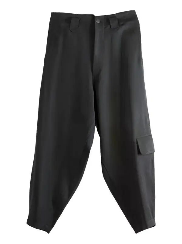 Yohji Yamamoto Wool Trousers - Black