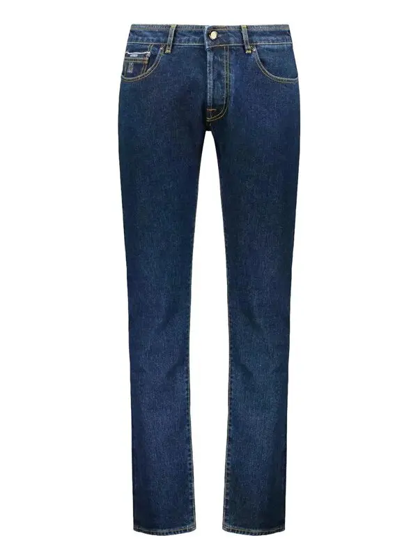 MOORER Five-pocket Jeans - Blue