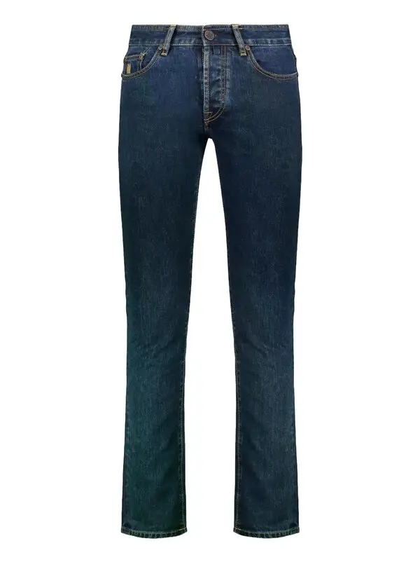 MOORER Five-pocket Jeans - Blue