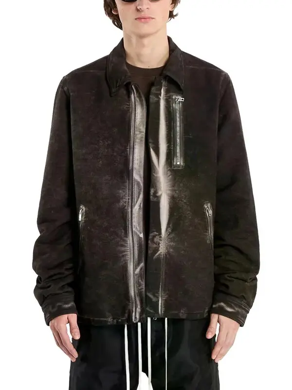 Rick Owens Concealed-zip Jacket - Brown