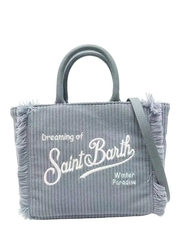 MC2 SAINT BARTH Vanity Mini Corduroy Tote - Blue