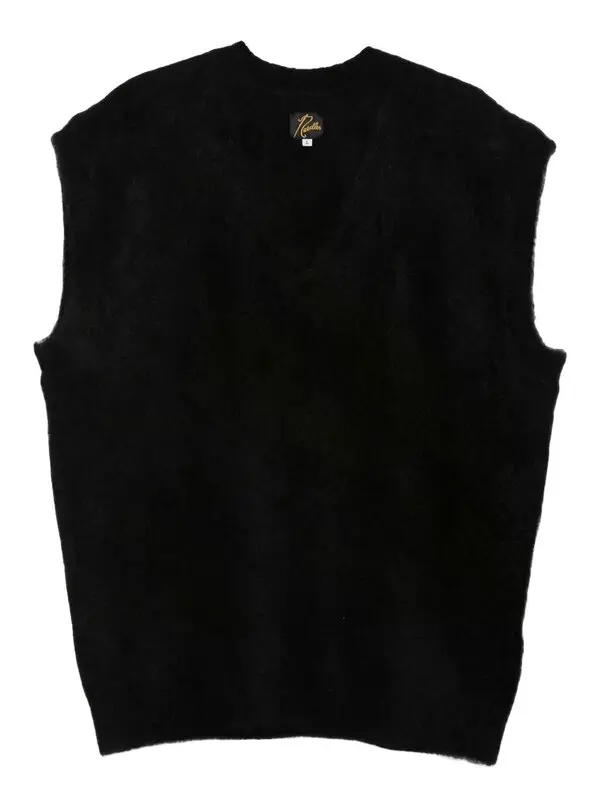 Needles Sleeveless Wool Gilet - Black