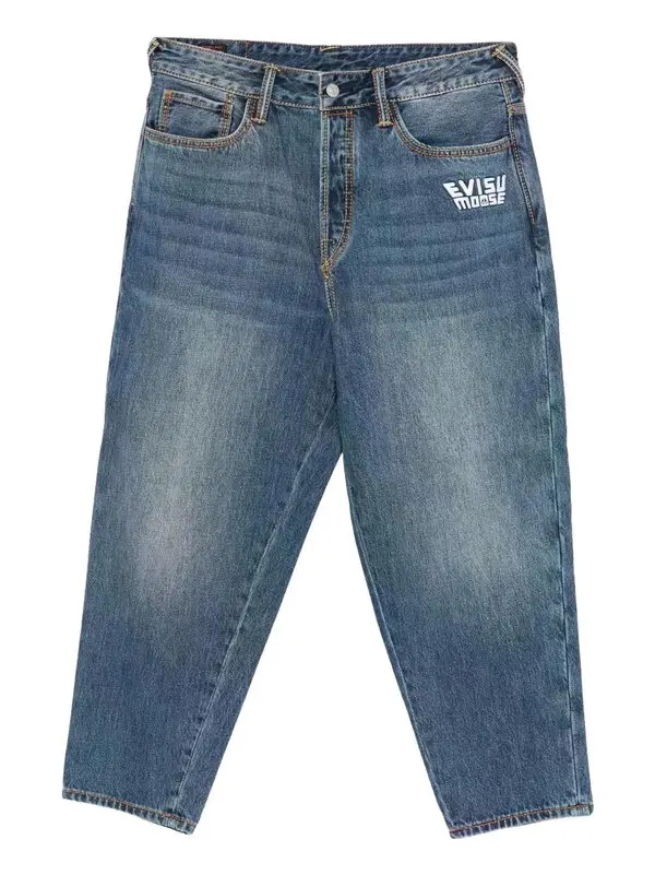 Moose Knuckles X Evisu Logo Jeans - Blue