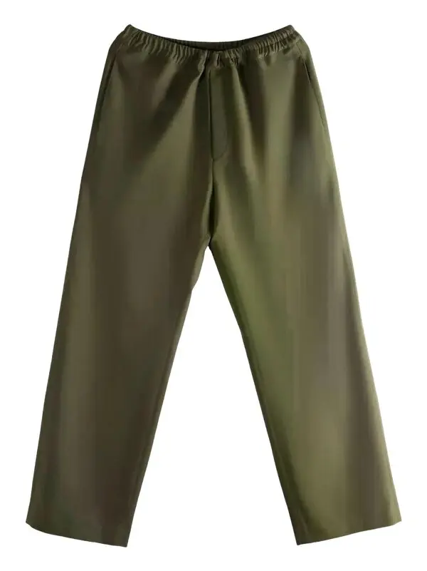 THE ROW Ari Trousers - Green