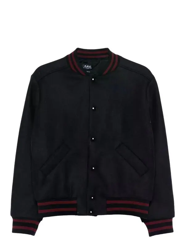 A.p.c. Alizee Buttoned Jacket - Blue
