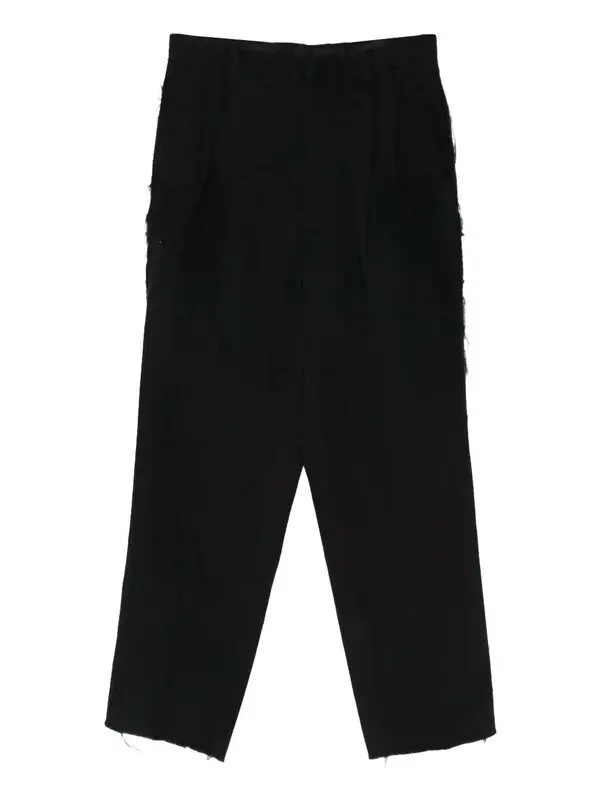 Needles Frayed Trousers - Black
