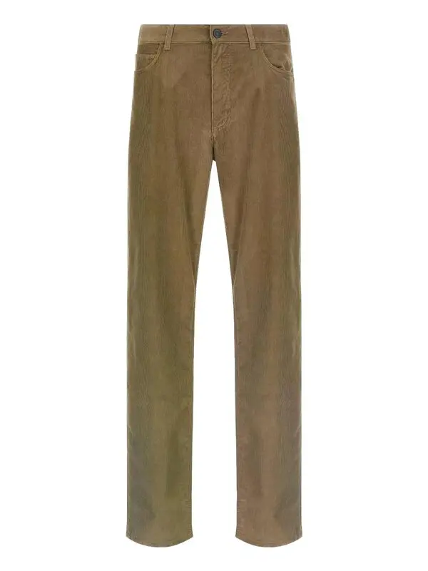 THE ROW Fred Corduroy Five-pocket Trousers - Brown